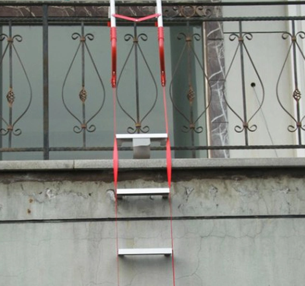 Easy Operate Aluminum Fire Escape Ladder for Work Platform from China ...